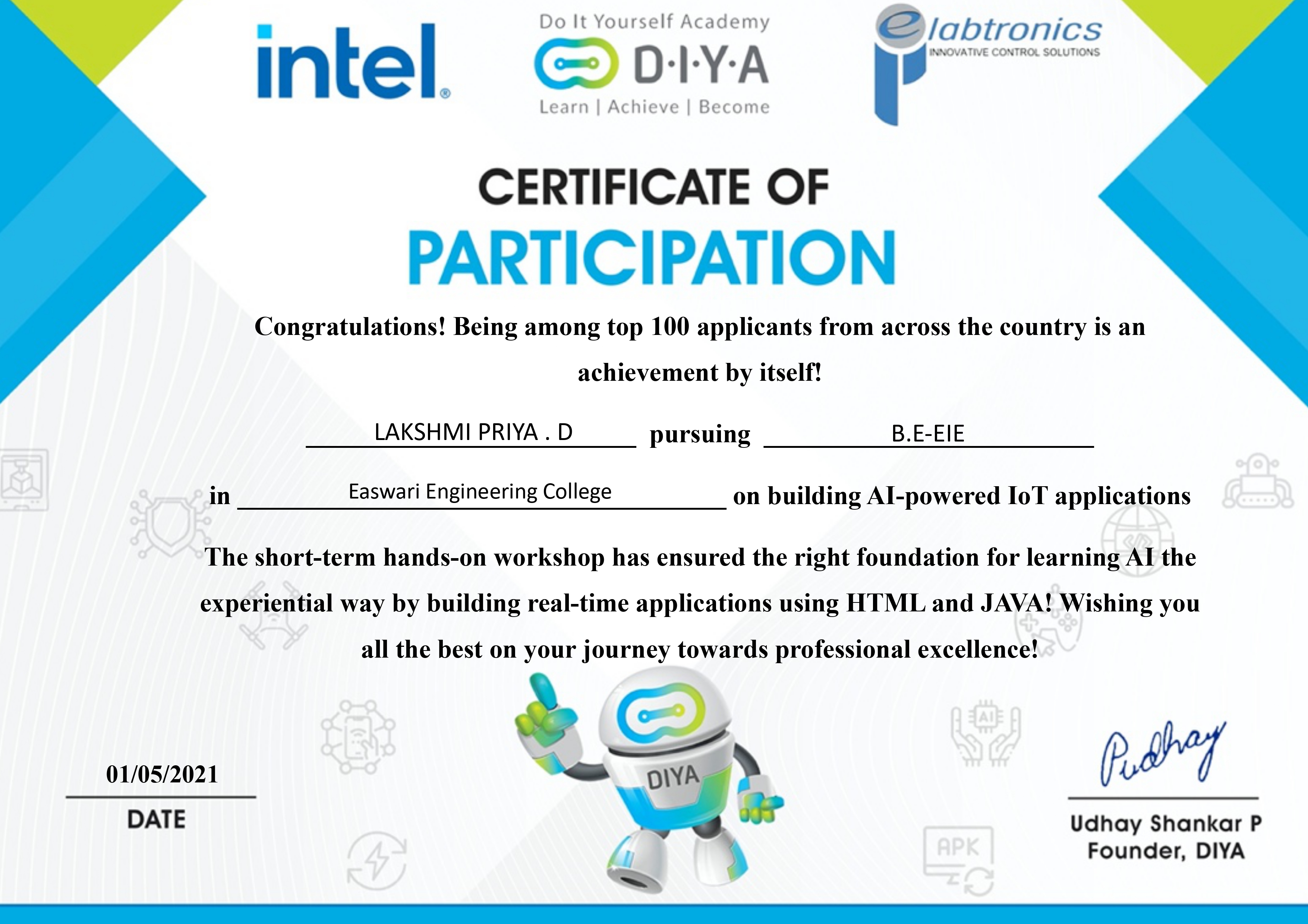 Lakshmi Priya's Portfolio